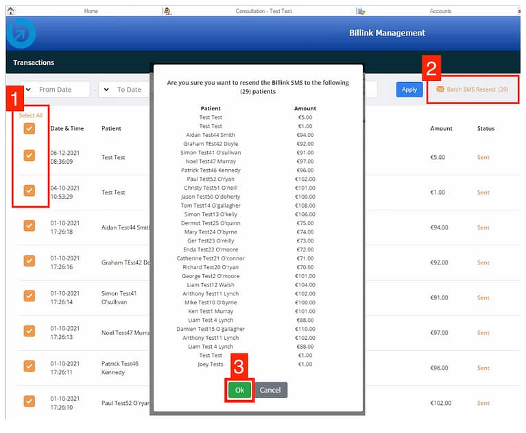 Bulk SMS Resends are now live! | Billink- Practice Administration Technologies Limited