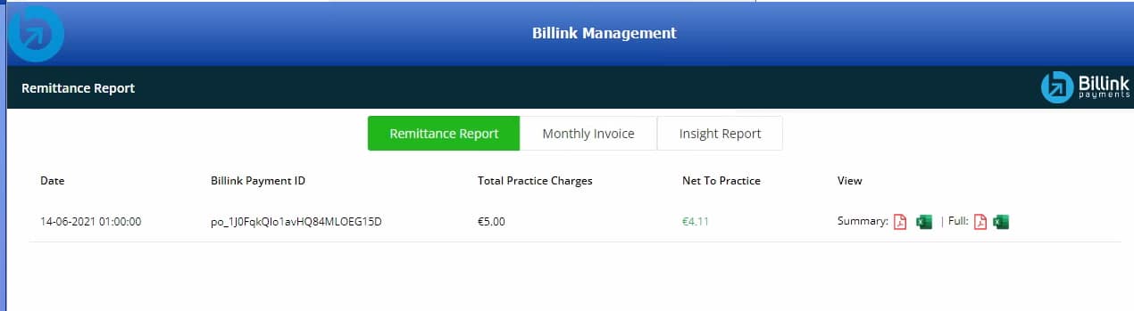 April Release now Live | Billink- Practice Administration Technologies ...