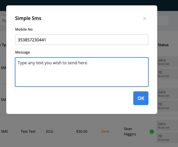 SMS Feature Update now Live | Billink- Practice Administration Technologies Limited